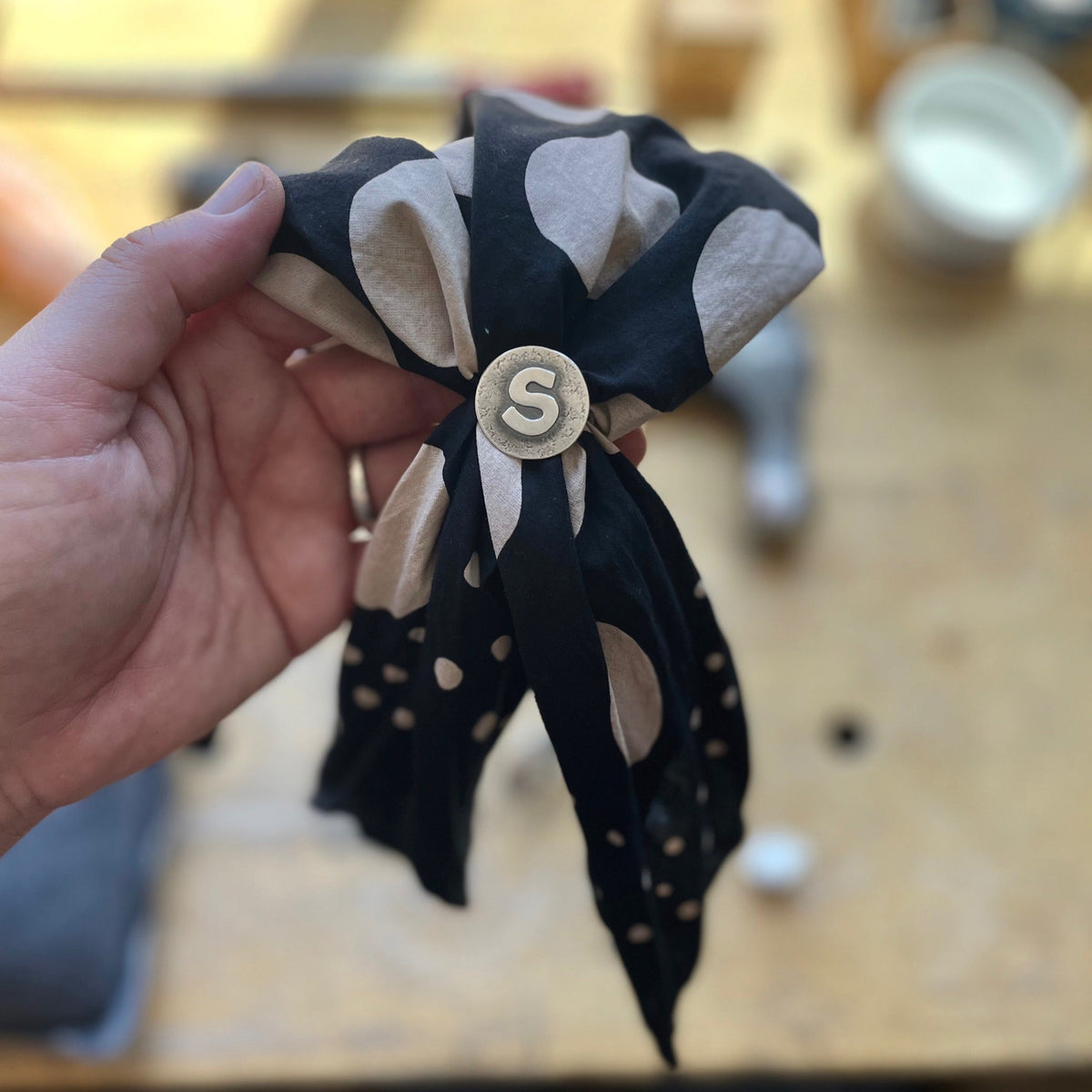 Monogram Bandana Slide – Sierra Keylin