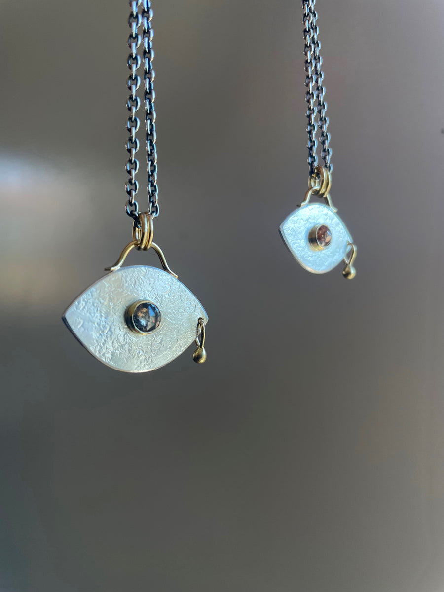 Diamond Crying Eye Necklace S&P – Sierra Keylin